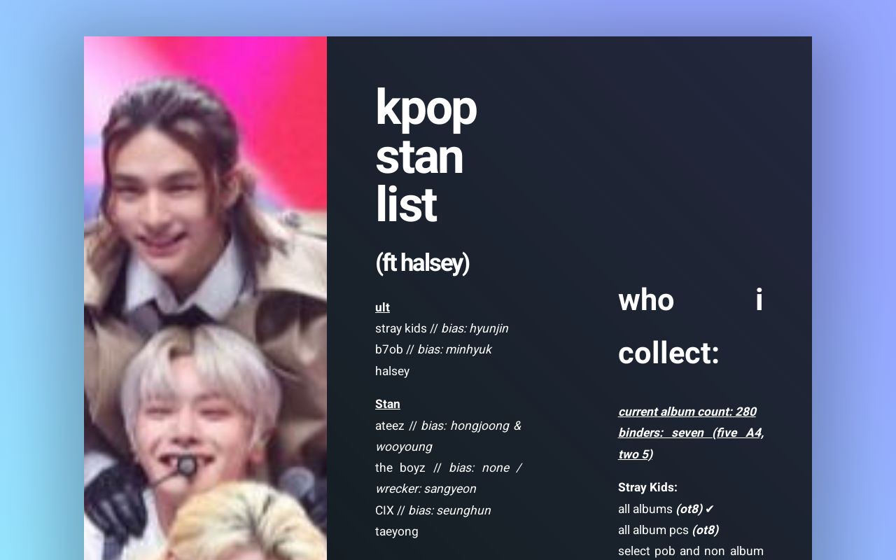 stan list